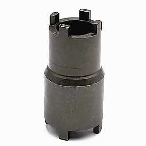 WaruiTT 20mm 24mm Clutch Removal Tool Lock Nut Remover Tool 4-Pin Spanner Socket Wrench for Motorcycle ATV Dirt Bike (1PCS)
