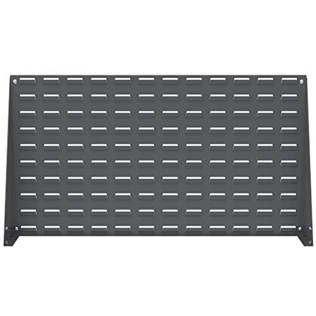 Akro-Mils 98636 Louvered Steel Work Bench Storage Rack for Mounting AkroBin Storage Bins, (36-Inch W x 8-Inch D x 20-Inch H), Gray