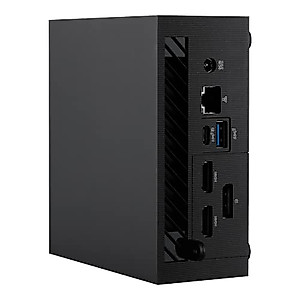 ASUS ExpertCenter PN64 Mini PC Barebone with Intel Core i5-12500H Mobile Processor, up to 64GB DDR5 RAM, Dual Storage Design, WiFi 6E, Bluetooth, USB-C with VESA Mount,Black
