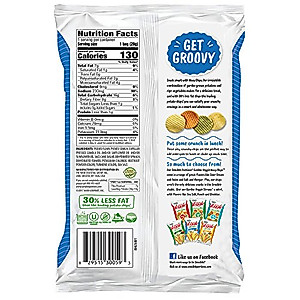 Sensible Portions Garden Veggie Chips, Sea Salt, Snack Size, 1 Oz (Pack of 24)