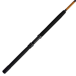 Ugly Stik Bigwater Stand Up Conventional Fishing Rod, Black/Red/Yellow, 6' - Heavy - 1pc