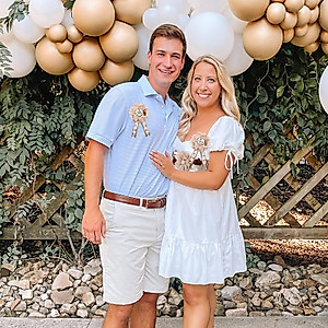 Vansolinne Brown Teddy Bear Maternity Sash Kit Mom to Be Daddy to Be Corsage Pins Bear Theme Baby Shower Decorations Teddy Bear Belly Band Pregnancy Photo Props New Parents Keepsake