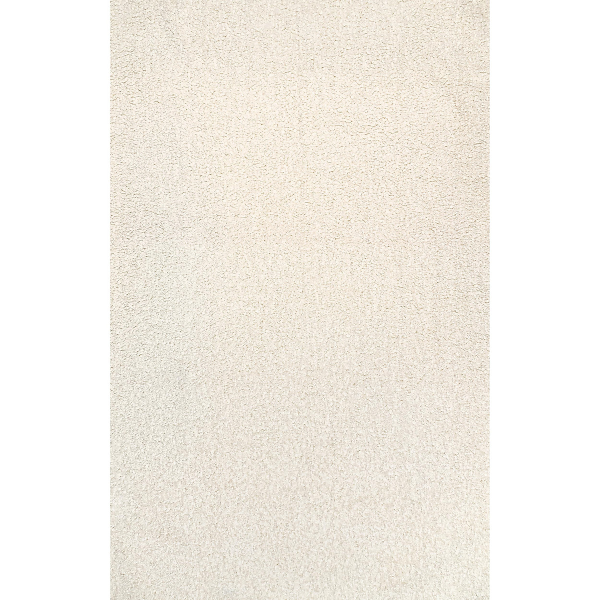 nuLOOM Marlow Machine Washable Soft Shaggy Faux Sheepskin Area Rug, 4x6, White