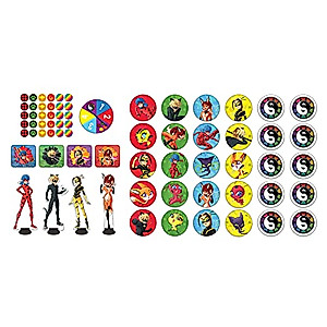 TCG Toys Miraculous Ladybug - Spots On Game - Help Ladybug, Cat Noir, Rena Rogue and Queen Bee Save The City! Great Birthday Gift for Boys and Girls