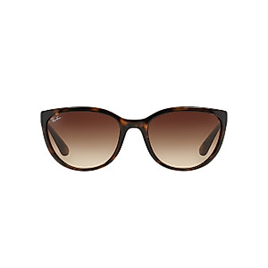 Ray-Ban Women's RB4167 Emma Cat-Eye Sunglasses, LIGHT HAVANA, 59 mm