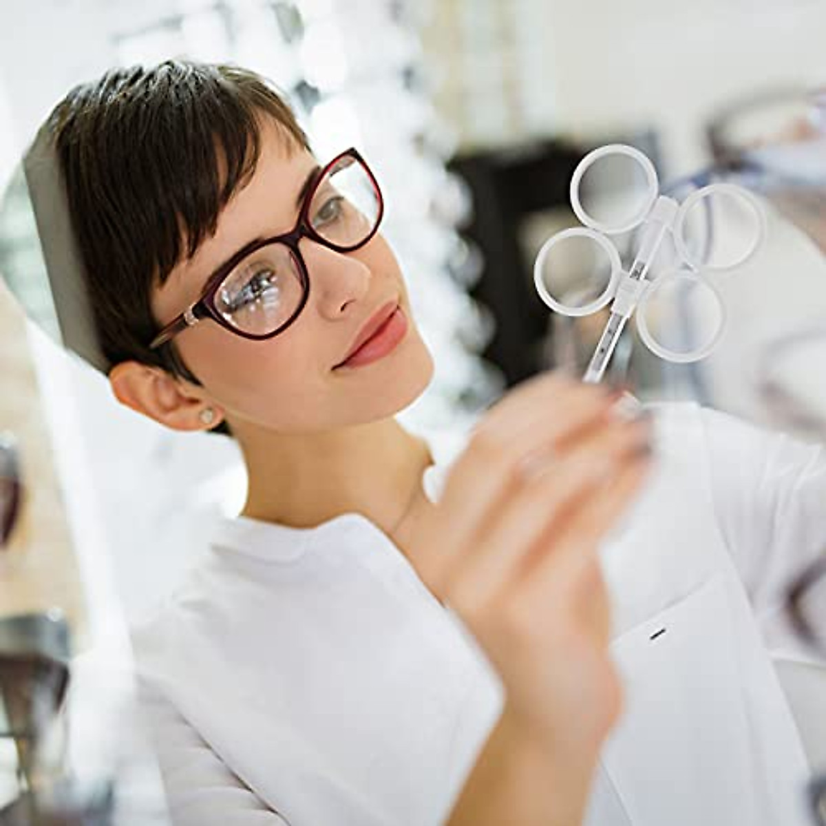 Baluue ±50 Optical Flipper Flip Trial Lens Confirmation Optometry Instrument