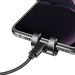 BoxWave Car Mount Compatible with Ulefone Armor 13 - X-Switch Car Mount, Air Vent Mounted Car Mount Simple Minimal - Jet Black