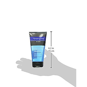 Neutrogena Men's Invigorating Daily Foaming Gel Face Wash, Energizing & Refreshing Oil-Free Facial Cleanser for Men, 5.1 fl. oz