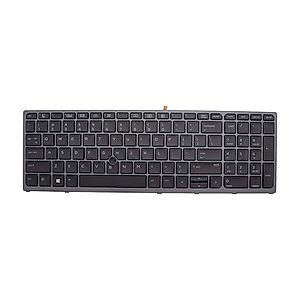 New Replacement Keyboard for HP Zbook 15 G3 G4 Zbook 17 G3 G4 Backlit Pointer US 848311-001 PK131C31A00