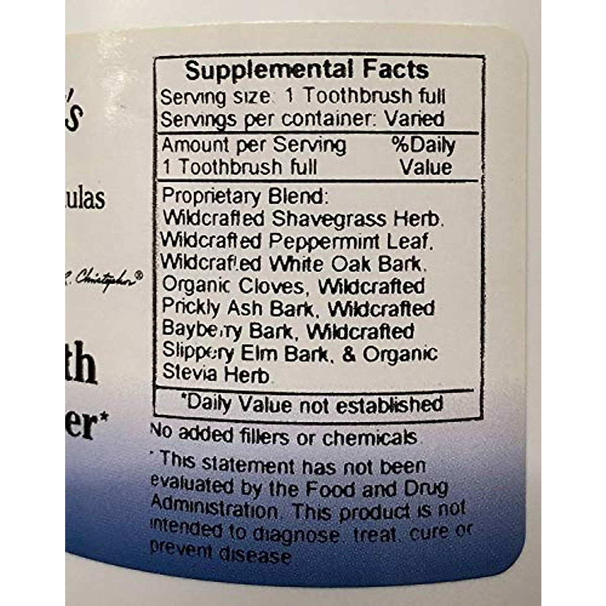 Christopher's Original Formulas Herbal Tooth and Gum Powder 2 Ounce (3 Pack)