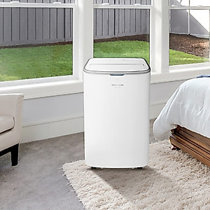 Frigidaire FHPC102AB1 Portable Air Conditioner with Remote Control for Rooms, Up to 350 Sq. Ft, White