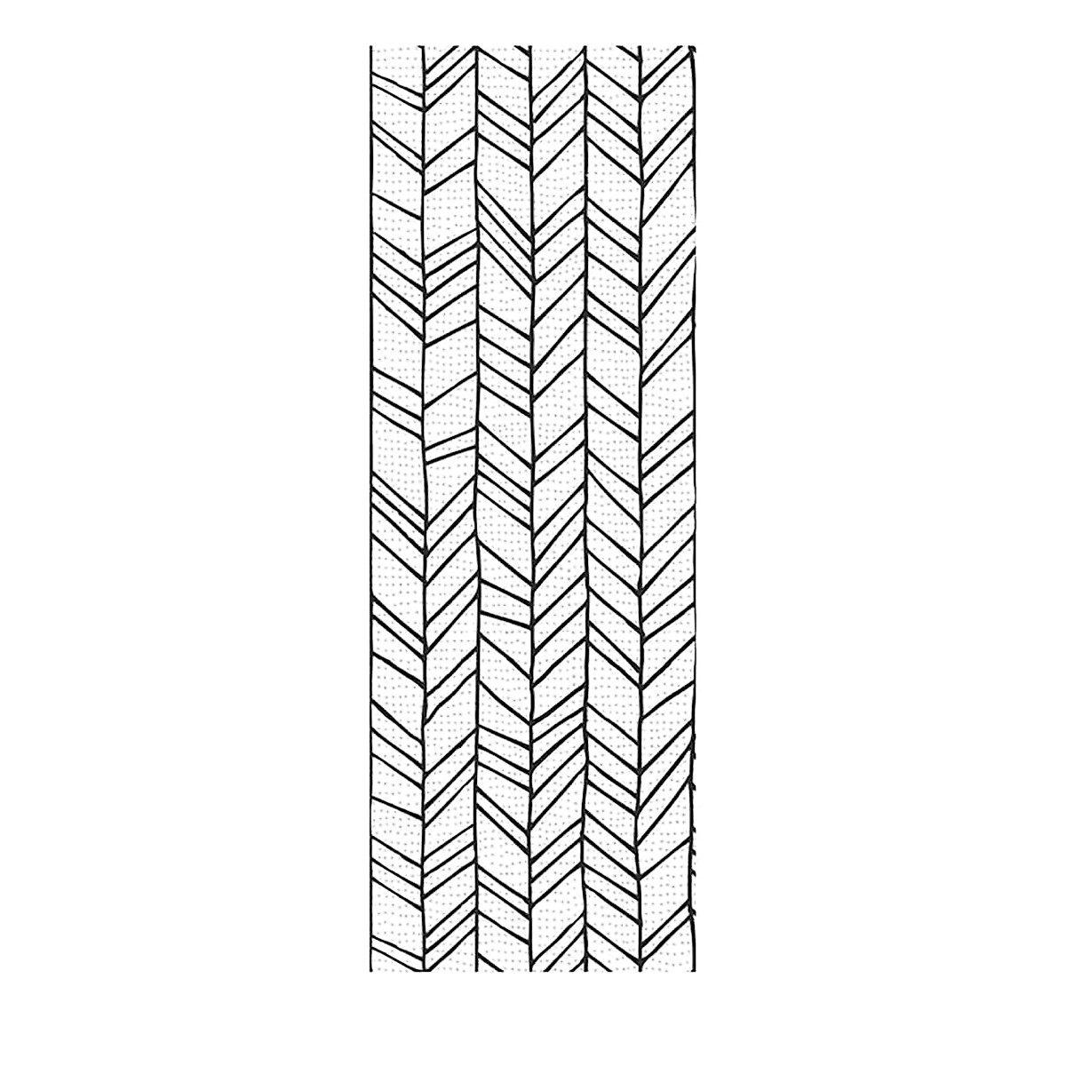 TAOGIFT Peel and Stick Vinyl Black line Striped with Dot Cabinet Liner Contact Paper for Walls Shelves Cabinets Dresser Drawer Wallpaper Furniture Countertop Decal