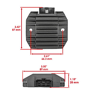 Caltric Stator & Gasket & Regulator Compatible with Kawasaki Lakota Sport 300 Kef300 Kef-300 2001-2003