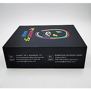 Kid Led Mask with Music Gesture Sensing Transforming Face,Light Up Luminous Digital Glow Masks for Halloween Christmas Birthday Party