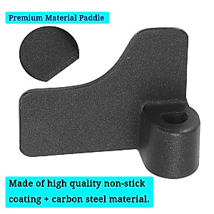2 Pack Breadmaker Paddle,Bread Maker Blade Made of Non‑Stick Coating + Carbon Steel Material,Replacement Parts for Breadmaker Machine