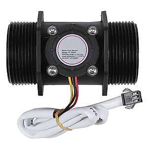 Flow Meter Dn40 1.5 Inch Flowmeter Water Flow Sensor Flow Meter Flow Rate Control 5-150L/Min High Stability and Convenient Operation