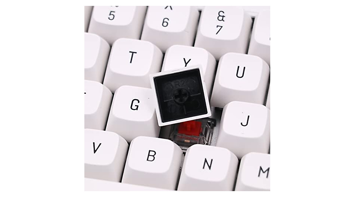 Black White Theme Keycap for Mechanical Keyboard - Double-Shot PBT Keycaps