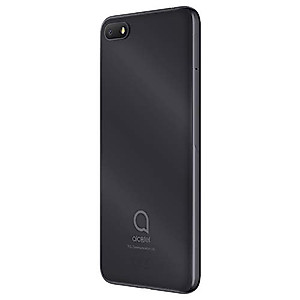 Alcatel 1V (2020) 5001J Factory Unlocked Smartphone Dual SIM 16 GB + 2 GB, 13MP 4G LTE GSM Fingerprint Octa-Core Android Pie T-Mobile AT&T Mint Simple Mobile Global (Black)
