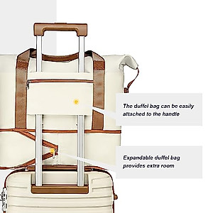 Joyway Carry On Luggage 20 Inch Expandable Suitcase with Spinner Wheel, 3 Piece Hard Shell Luggage Set with TSA Lock