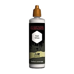 The Army Painter Warpaints Air Air Primer Matt White 18ml Acrylic Paint for Airbrush, Wargaming and Modelling