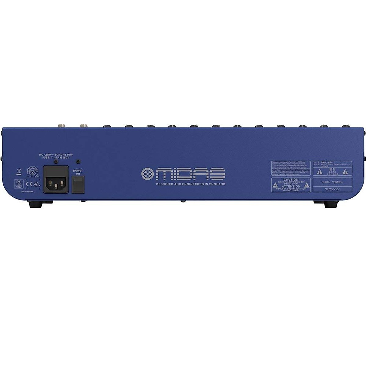 Midas DM16 16 Input Analogue Live and Studio Mixer with Midas Microphone Preamplifiers