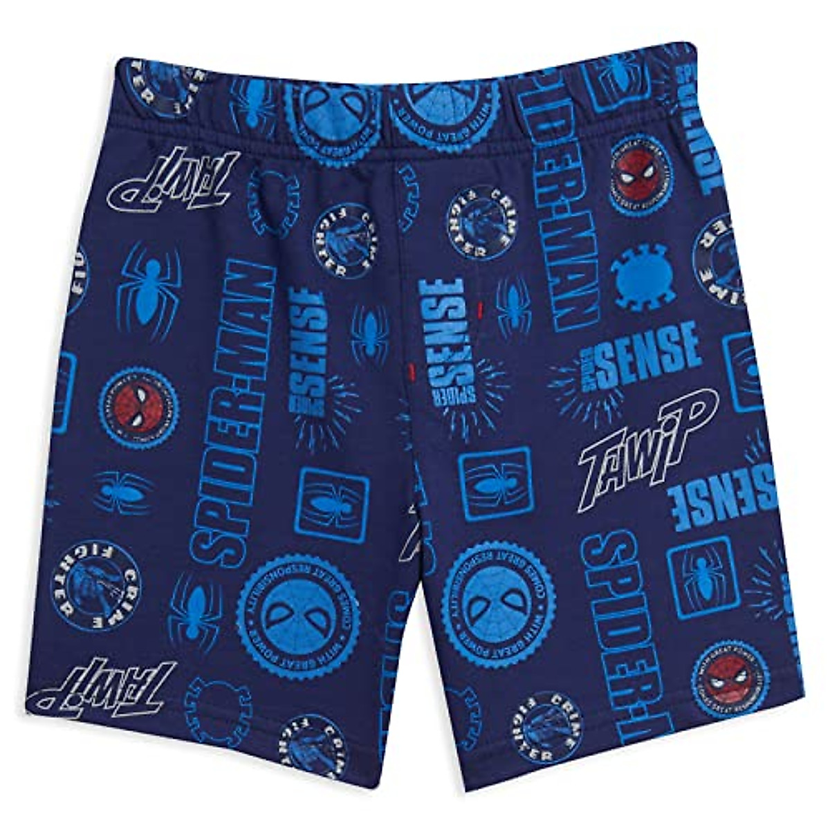 Marvel Avengers Spiderman Toddler Boys T-Shirt and French Terry Shorts Set 5T