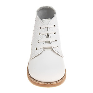 Josmo Logan Baby Walking Shoes – Comfortable, Non-Slippery Baby Shoes - First Walker Boots, White Woven (2 Medium, Infant)