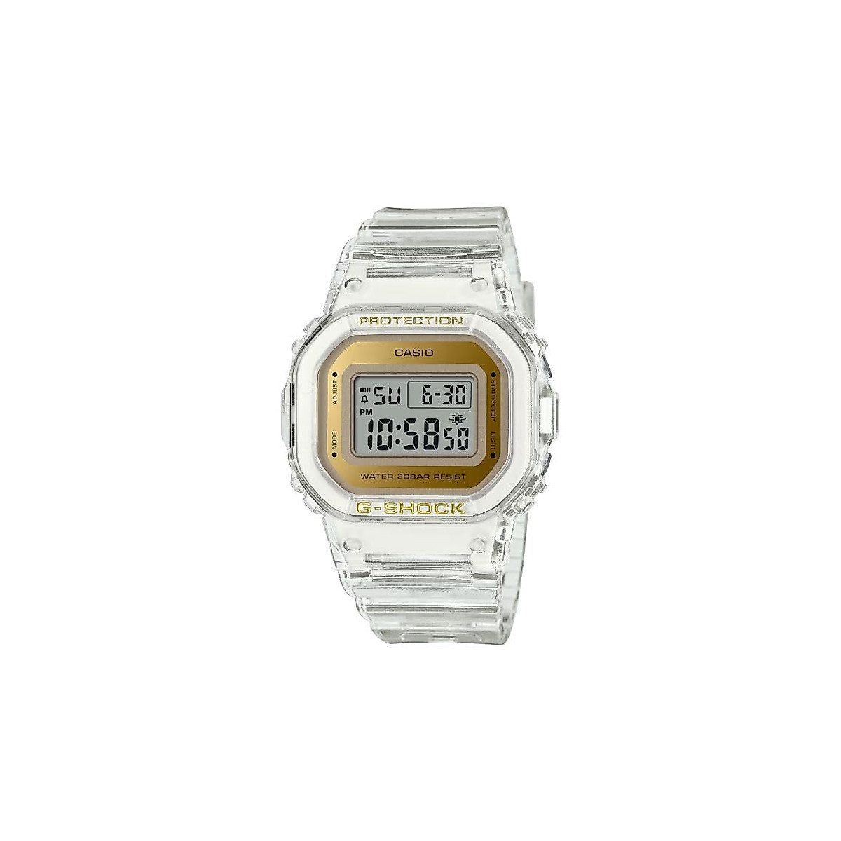 G-Shock GMDS5600 Skeleton Gold Clear