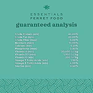 Oxbow Animal Health Essentials Ferret Food - 4 lb
