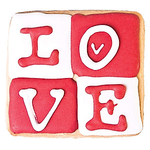 PME Square Cookie, Set of 6 Cutters, for Cake Decorating