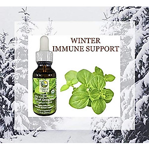 Center of Eden, Wild Mediterranean Oil of Oregano, Certified Organic, 76%+ Carvacrol, Herbal Supplement for Immune Support, Vegan, Non-GMO, 1 oz (Approx.450 Servings)