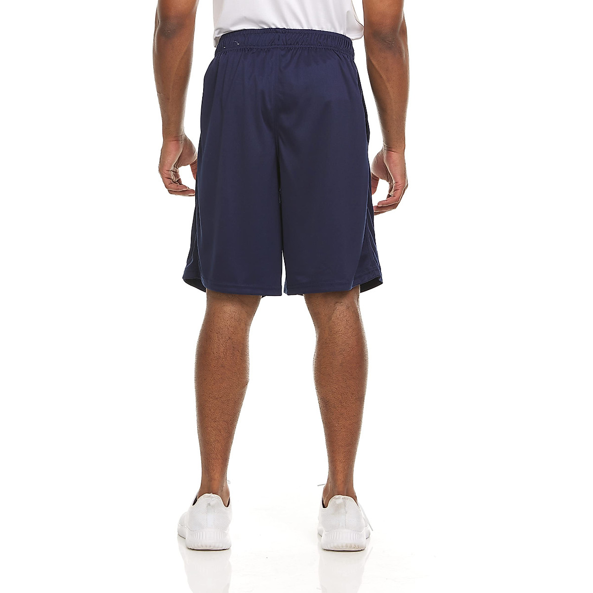 Russell Athletic Mens Performance Athletic Running Shorts Quick Dry Training Workout Shorts with Pockets and Elastic Waistband Activewear 10" Lightweight, Dark Navy, Medium