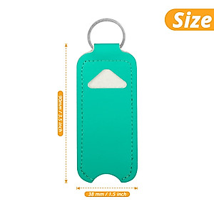 YEEPSYS Chapstick Holder for Lipstick, Keychain Lip Balm Holder, Women Travel Makeup Accessories (3 Pack)