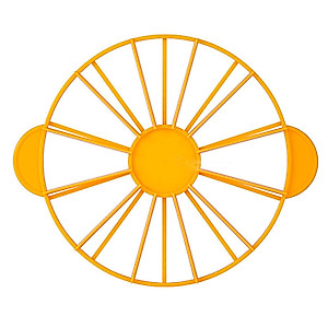 Fdit Cake Portion Marker Plastic Round Cake and Pie Slicer Marker 10/12 Piece Cake Marker Equal Portion Divider for DIY Cooking Cake Dividing (Yellow 126g/4.4oz)280))