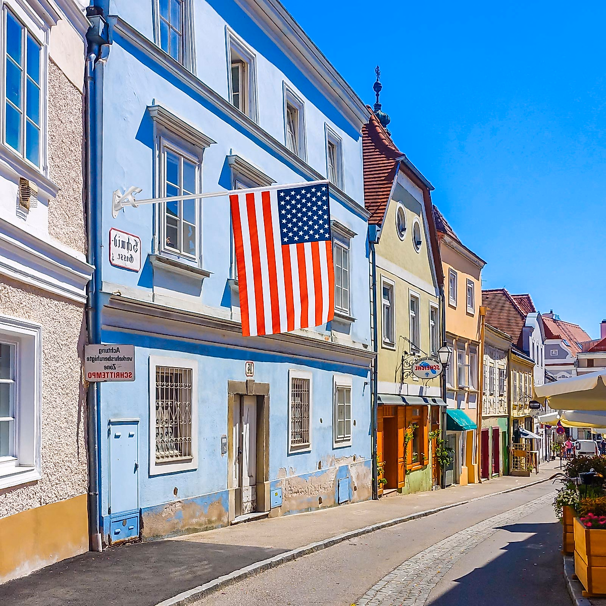 Flag Pole Holder Brackets, BONWIN 1" Flag Pole Mounting Bracket with Hardwares for House Wall Mount, 1" Inner Diameter, Two Positions & Aluminium Alloy, Rust Free Coated (White - 1 Pack)