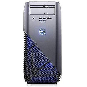 Dell i5675-A933BLU-PUS Inspiron 5675 AMD Desktop, Ryzen 5 1400 Processor, 8GB, 1TB, AMD Radeon RX 570 4GB GDDR5 Graphics, Recon Blue (Renewed)