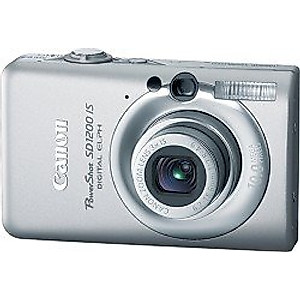 Canon PowerShot SD1200IS 10 MP Digital Camera with 3x Optical Image Stabilized Zoom and 2.5-inch LCD (Silver)