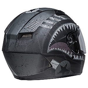 BELL Qualifier DLX MIPS Street Helmet (Devil May Care Matte Black/Gray - Medium)