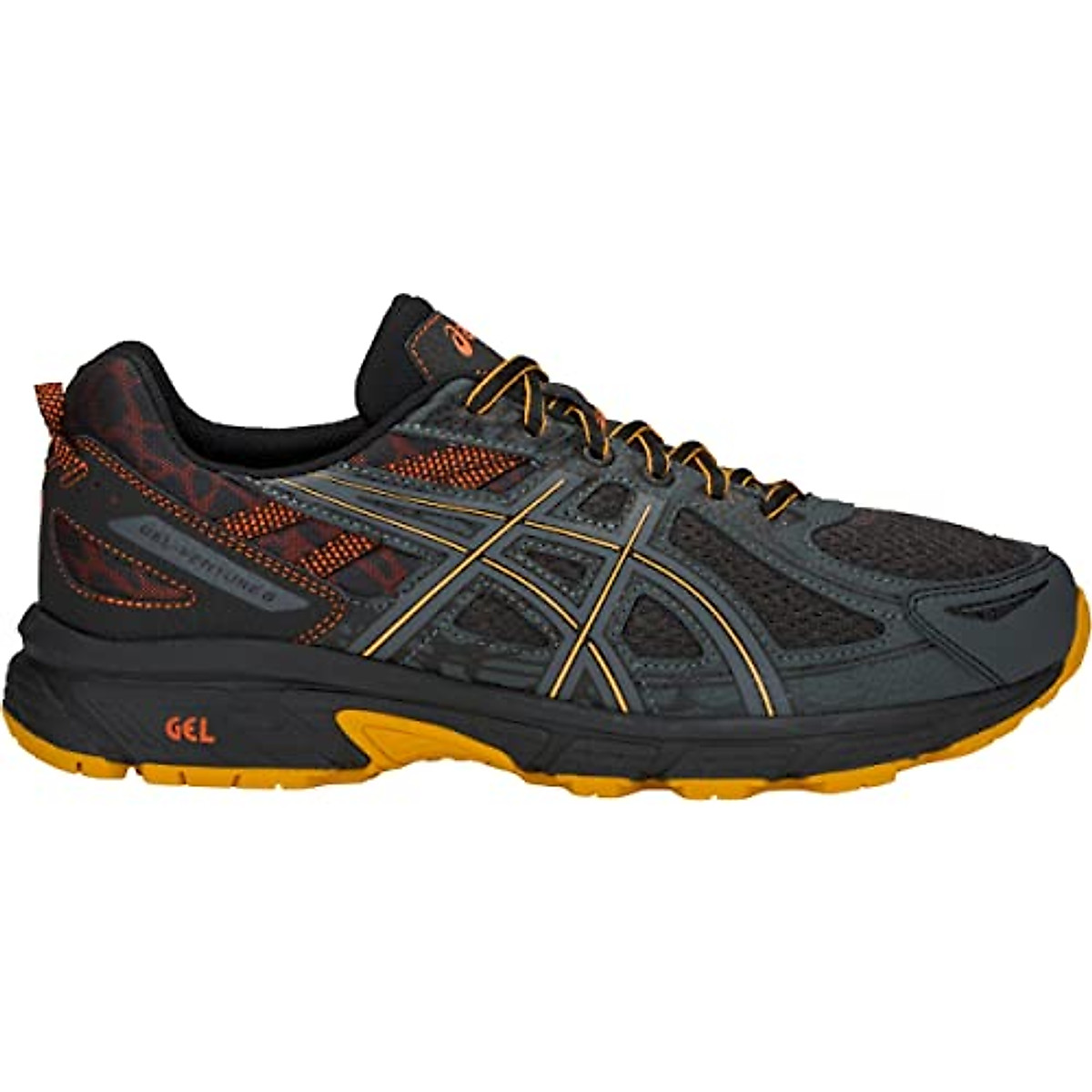 ASICS Men's Gel-Venture 6 Black/Sunflower Shoe 10 M US