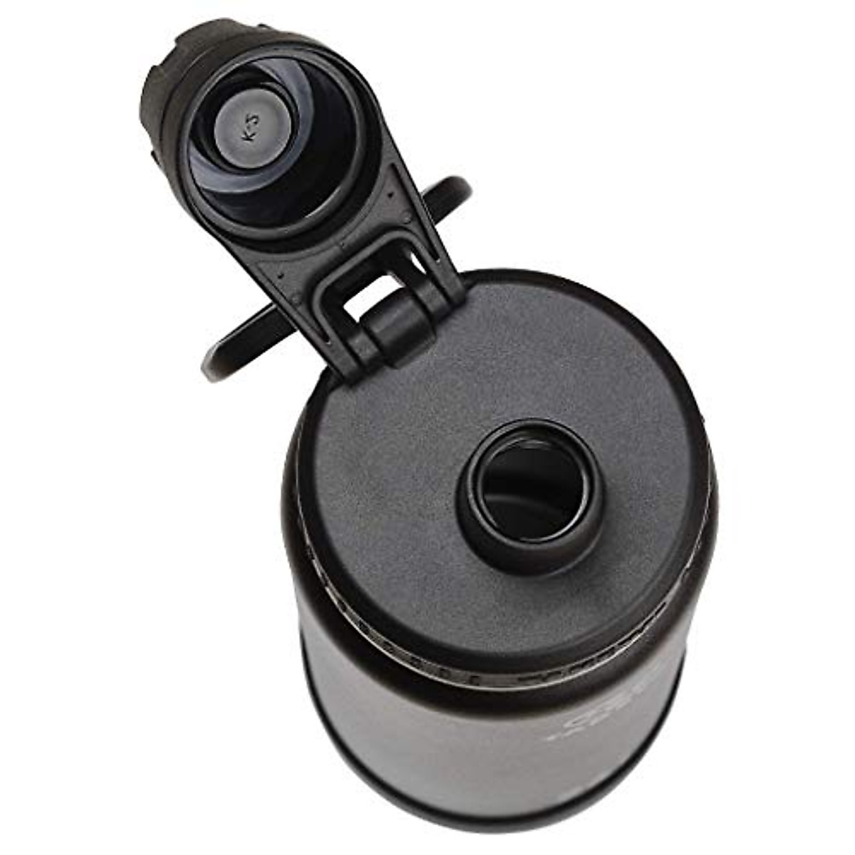 Takeya Actives Insulated Stainless Steel Water Bottle with Spout Lid, 24 Ounce, Onyx