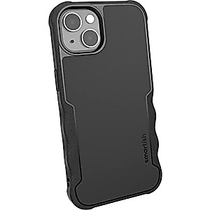 Smartish iPhone 13 Protective Case - Gripzilla Compatible with MagSafe [Rugged + Tough] Armored Slim Cover with Drop Protection - Black Tie Affair