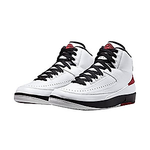 Jordan Mens Air 2 Retro OG DX2454 106 Chicago 2022 - Size 9 White/Varsity Red/Black