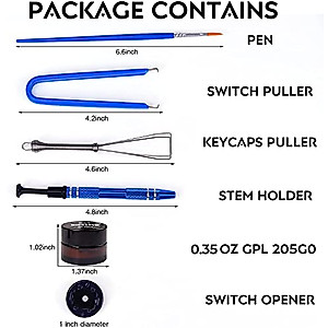 Byhoo Keyboard Lube Kit Come with 0.35OZ GPL 205G0 and Switch Opener for MX Switches Contains Keycap Puller Switch Puller Stem Holder
