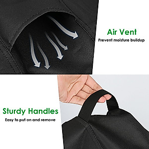 Jungda Outdoor Prep Cart Cover for Nuuk 42 Inch Outdoor Kitchen Island and BBQ Serving Cart,Heavy Duty Waterproof Patio Prep Table Cover Grill Cart Cover