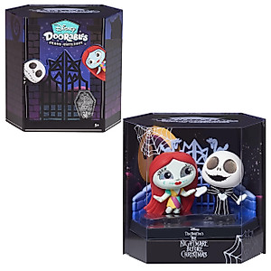 DOORABLES Disney Grand Entrance 3-inch Collectible Figures Jack Skellington and Sally, Kids Toys for Ages 5 Up, Amazon Exclusive by Just Play