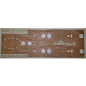 Scaledecks.com Premium Wood Deck for 1/350 USS Arizona (fits Hobby Boss and Other 1/350 Kits)