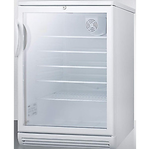 Summit SCR600GL 24" Beverage Center in White