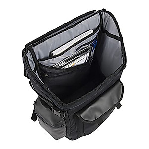 Carhartt 35L Nylon Workday Backpack, Durable Water-Resistant Pack with 15" Laptop Sleeve, Black, One Size