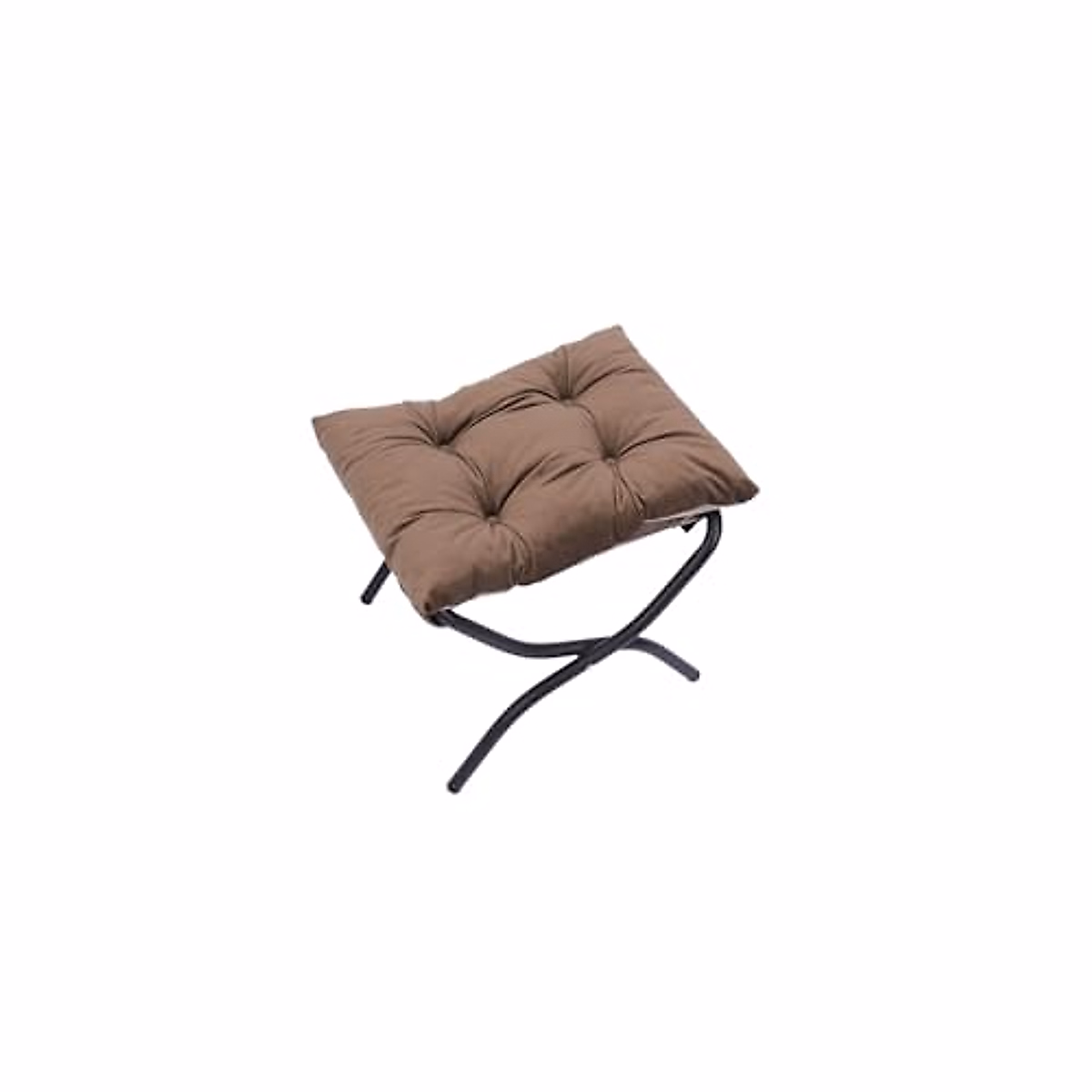 TURRIDU Lazy Chair with Ottoman,Modern Lounge Chair Accent Chair with Armrests and a Side Pocket,Leisure Sofa Chair Reading Chair for Living Room,Bedroom,Dorm,Office,Brown