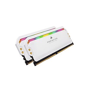 Corsair Dominator Platinum RGB 16GB (2x8GB) DDR4 4000 (PC4-32000) C19 1.35V Desktop Memory - White